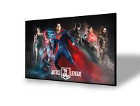 China 84 projection screen ,  Fixed Frame Projection Screen With Black Aluminum Housing for sale