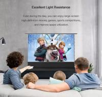 China Home Theater 120 Inch UST Projection Screen Motorized Floor Rising Projector Screen ALR CBSP for sale