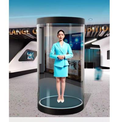 China MPG Video Format 75 Inch Holograms 3D Digital Signage with Audio 8 ohm 5W Dual Speakers and Life Size Holographic Display for sale