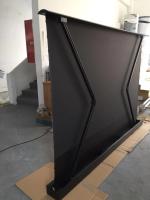 China 120 Inch Electric Tension Floor ALR Screen For UST Laser Projector Motorized Ultrashort Throw Movie Screen for sale