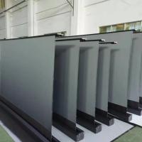 China 150-Inch Floor Rising ALR Projection Screen Motorized for UST Projector, Retractable Ambient Light Rejecting Display for sale