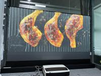 China 150 Inch ALR T Prism UST Projector Screen Ambient Light Rejecting Projection Curtain 3D/4K 8K Supported for sale