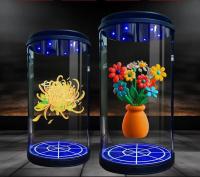China Holographic 3D Technology Display 5.5 10.1 21.5 Inch Hologram Cylinder With Ai Interactive for sale