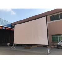 China 16ft Wide X 9ft Tall Fast Fold Screen With Drape Kits With Adjustable Height for sale