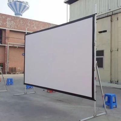 China High Quality 200inch 16:9 Outdoor Fast Fold Screen With Full Dress Kit Outdoor Presentation for sale
