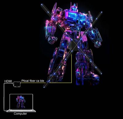 China 65cm Innovative 3D Projector Hologram Fan With HDMI Input for Enhanced Advertising for sale