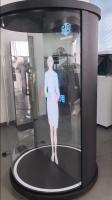 China 3D Holo Tube Human Size 75inch AI Virtual Assistant Holographic Cylinder Display Hologram Box for sale