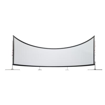 China Curved Mapping Projection Screen 3D Interactive Wall 180°  270° Arc Projector for Museum Exhibition for sale