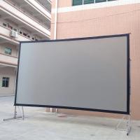 China Fast Fold 4K HD 3D Front Rear Projection fabrics with Black Dress Kit for Outdoor Large AV events for sale
