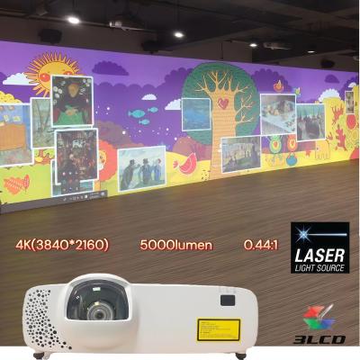 China SMX 4K Resolution 5000 ansi lumens Immersive Short Throw Laser Projector VR Room,Home Theater for sale