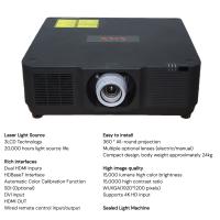 China Low Noise 15000 Lumens Engineering Laser Projector For Indoor Museum 3D Installation for sale
