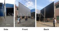 China 300 Inch Fast Fold Screen Front Rear Projection Screen Portable Outdoor Cinema Large Venue Projection for sale