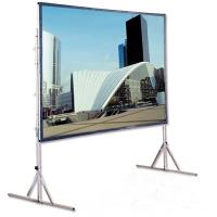 China 200 Inch Quick Setup Screen Fast Fold Projection Screen with Front & Rear Screen, Flight case Package for sale