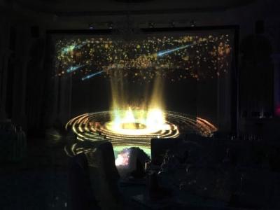 China Holo Gauze Holographic Mesh Screen with 78% Transparency for Front and Rear Projection Easy to Install for sale