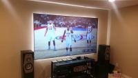 China Portable Fixed Frame Screen , Front Multi - Format Frame Projection Screen for sale