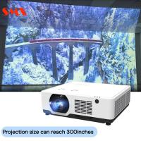 China Keystone Correction / 4K Input / 3LCD Laser 7200 Ansi lumen high brightness projector for conference room for sale