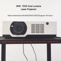 China Keystone Correction / 4K Input / 3LCD Laser 7200 Ansi lumen high brightness projector for conference room for sale