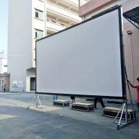 China 3 Minute Setup / Tool Free / Aluminum Frame / 16x9ft Fast Fold Screen for Stage Rental for sale