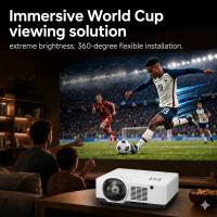 China Immersive 2026 World Cup Viewing Projector Solution 6000 Lumen 360-degree Flexible Installation Commercial Sports Bar Display for sale