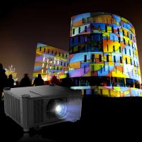 China Long Lifespan 30000H Laser Source Large Format Projector Free 360° Installation Outdoor Building Facade Projection Projector for sale