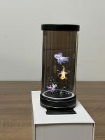 China 3D Halloween Display Showcase Portable Hologram Display Showcase 3D Holographic Cylinder Mini 5inch Holo Tube for sale