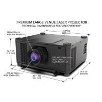China 25000 Lumen Stage Projector 1.98-3.95 Long Lens for Live Performance Concert Tour Theater for sale