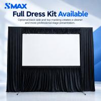 China 16x9ft Fast Fold Screen with Tool-Free Quick Setup and Aircraft Grade Aluminum Frame for Event Rental with Optional Wheeled Flight Case for sale