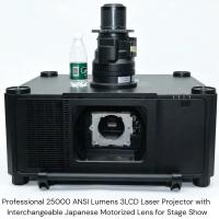 China 25000 ANSI Lumens Laser Projector with Dual-Color Laser Technology and DMX512 for Large Venue 3D Mapping for sale