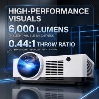 China MX-SL600U Ultra Short Throw Laser Projector with 6000 Lumens and WUXGA Resolution for Daylight-Visible Displays for sale