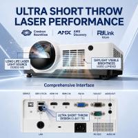 China MX-SL600U Ultra Short Throw Laser Projector with 6000 Lumens and WUXGA Resolution for Daylight-Visible Displays for sale