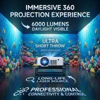 China MX-SL600U Ultra Short Throw Laser Projector with 6000 Lumens and WUXGA Resolution for Daylight-Visible Displays for sale