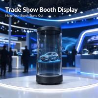 China 5 Inch Holographic Cylinder Display with Transparent Acrylic and 960 × 540 Resolution for 3D Hologram Display for sale