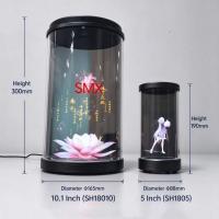 China 5 Inch Holographic Cylinder Display with Transparent Acrylic and 960 × 540 Resolution for 3D Hologram Display for sale