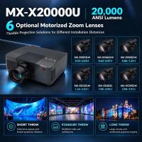 China 20000 ANSI Lumens 3LCD Laser Stage Projector with Motorized Lens Shift for Large Venue Rental Shows for sale