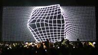 China Rear Projection Screen Holographic Projection System 9.5x50m Holotronica Holo Gauze for sale