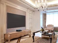 China Transparent Stage Fixed Frame Screen 2350mm x 1320mm With Bracket , Wall Mounted for sale