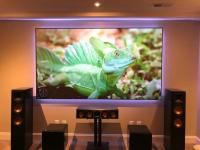 China Transparent Stage Fixed Frame Screen 2350mm x 1320mm With Bracket , Wall Mounted for sale