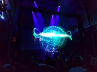 China RoHs Invisible 3d Holographic Video Projection Hologram Screen Custom For Live Show for sale