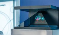 China Full HD Resolution Hologram Pyramid Display Unit In Exhibition Hall for sale