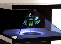 China Luxury Showcase , 42 Inch Hologram Pyramid 3D Display Box with Adjustable LED Light for sale