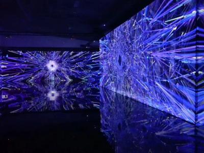 China 9.5x50m Hologrpahic Projection System Hologram 3D Screen Holo - Gauze For Concert for sale