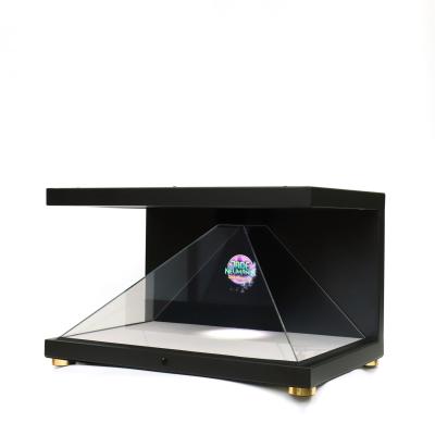 China 22 Inch 3D Pyramid Hologram Projector Case Cabinet 270 Degree Holographic Display 3D Hologram Box for sale