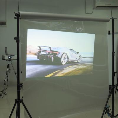 China 1.52X30M Gray Rear Projection Film /3D Holo foil /Avaiable with self -dhesive layer 100 thickness for sale