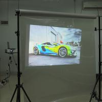 China 1.52X30M Gray Rear Projection Film /3D Holo foil /Avaiable with self -dhesive layer 100 thickness for sale
