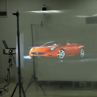 China Transparent Rear Projection Film 92% High Transmittance For Advertising for sale