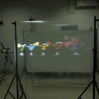 China Transparent Rear Projection Film 92% High Transmittance For Advertising for sale