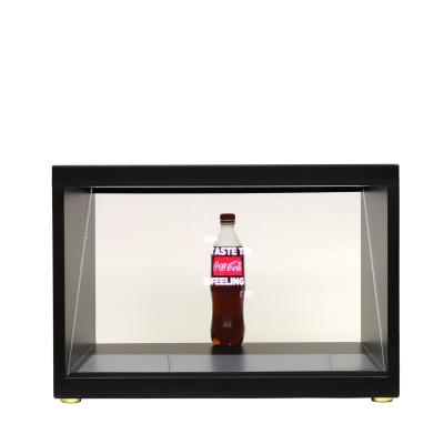 China 180 Degree Holo Cube 3D Hologram Showcase Display with Full HD Resolution and Adjustable Led Light for sale