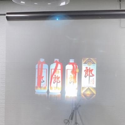 China 1.52 x 30 Meter Clear Transparent Holographic Rear Projection Film with Self-adhesive for sale