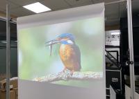 China 1.52 x 30 Meter Transparent Holographic Foil for Rear Projection on Glass for sale