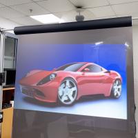 China High contrast Holographic Screen , holoscreen projection film 1524 x 3000mm for sale